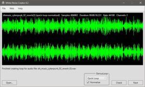 White noise creator app for relaxing and meditation